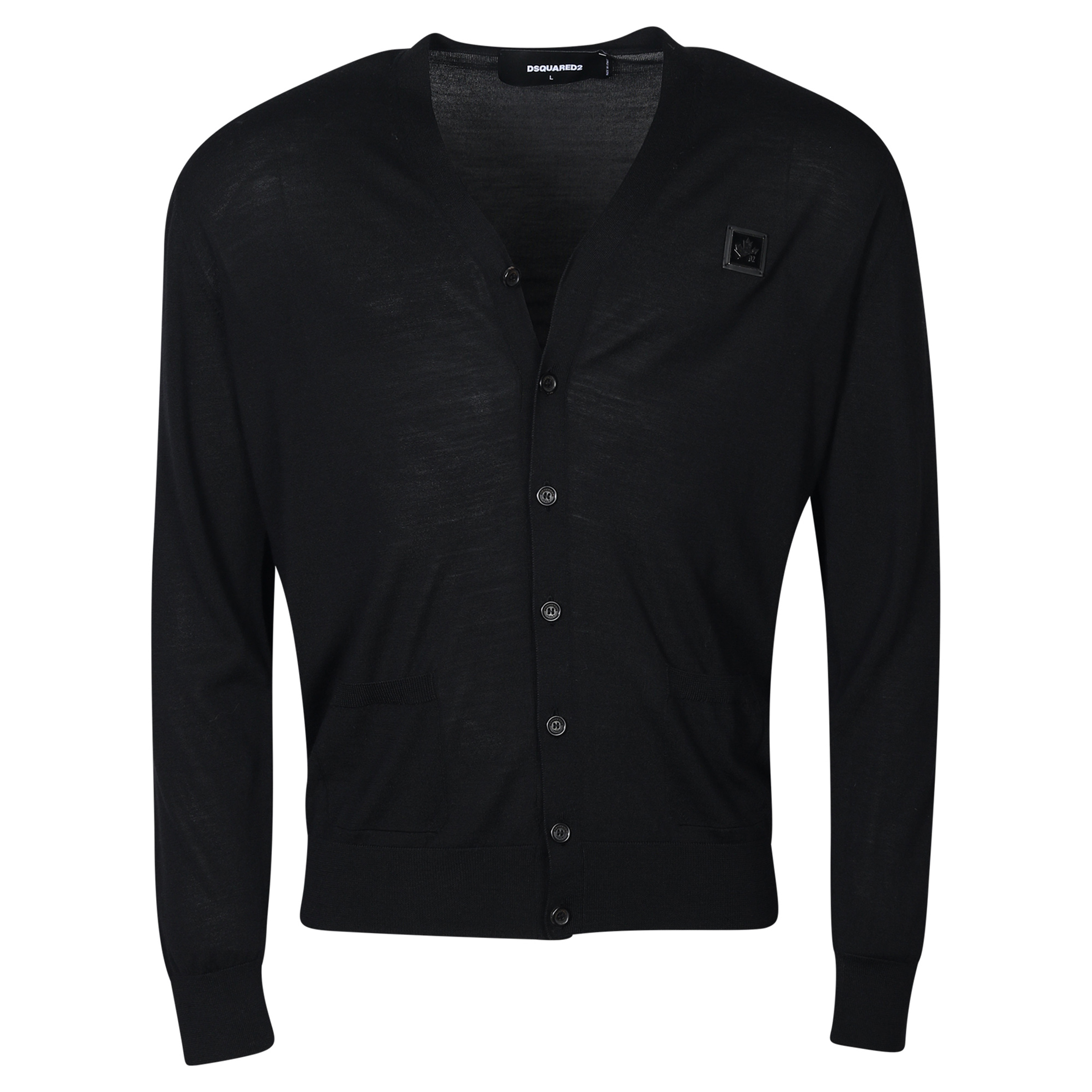 Dsquared Knit Cardigan Black XXL