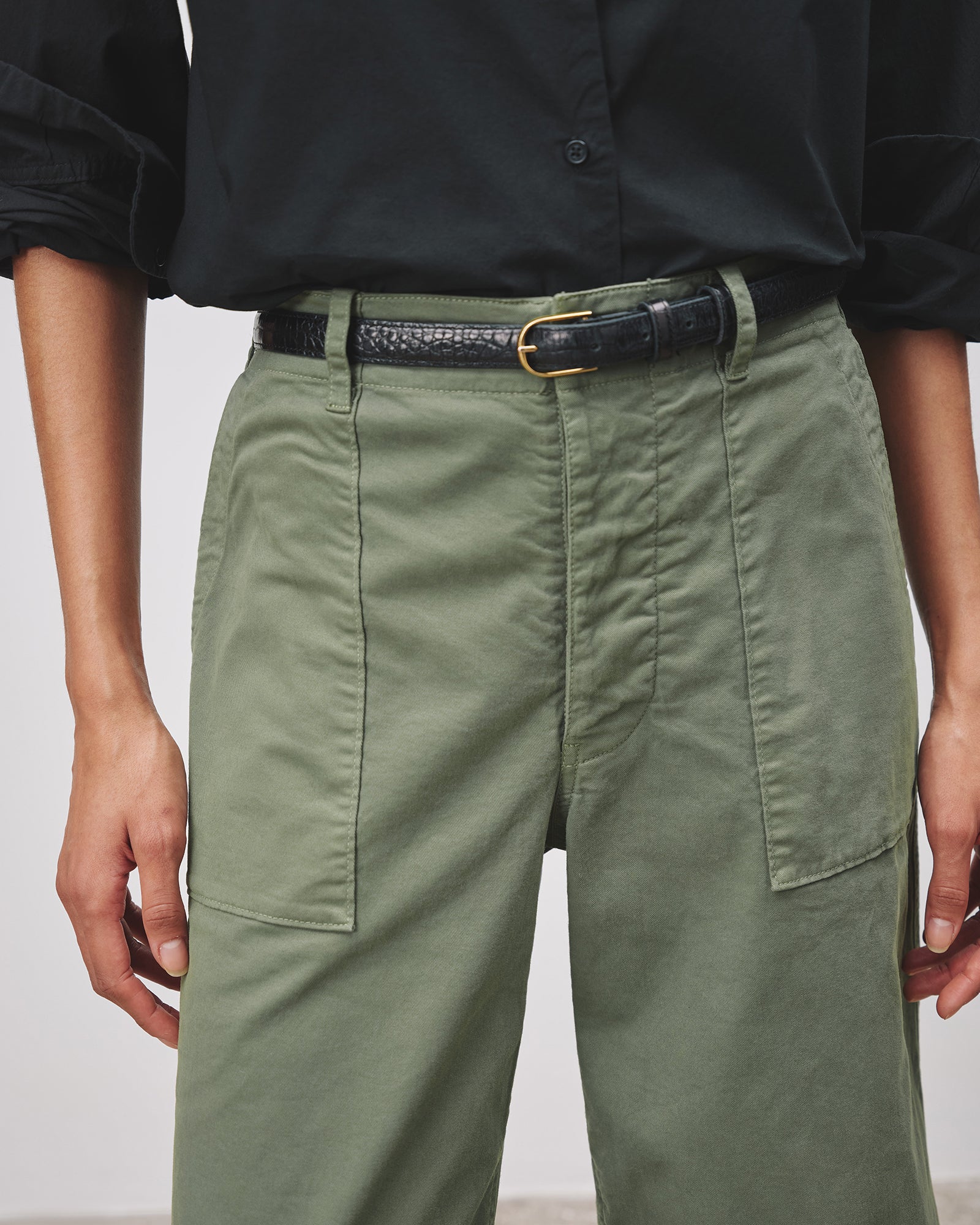 NILI LOTAN Leon Boy Pant in Camo M/4